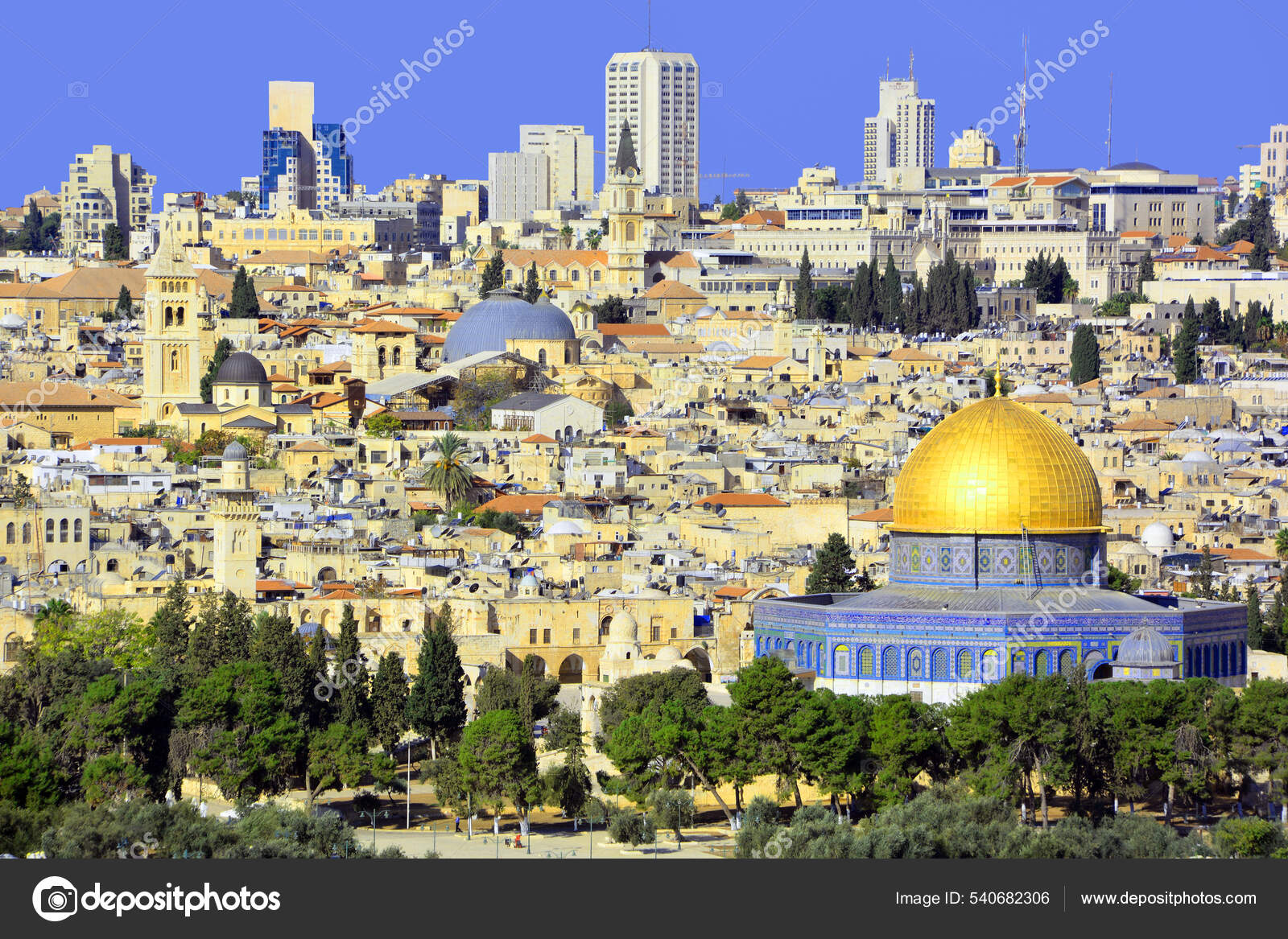 Jerusalem Israel Temple Mount Known Noble Sanctuary Jerusalem Located ...