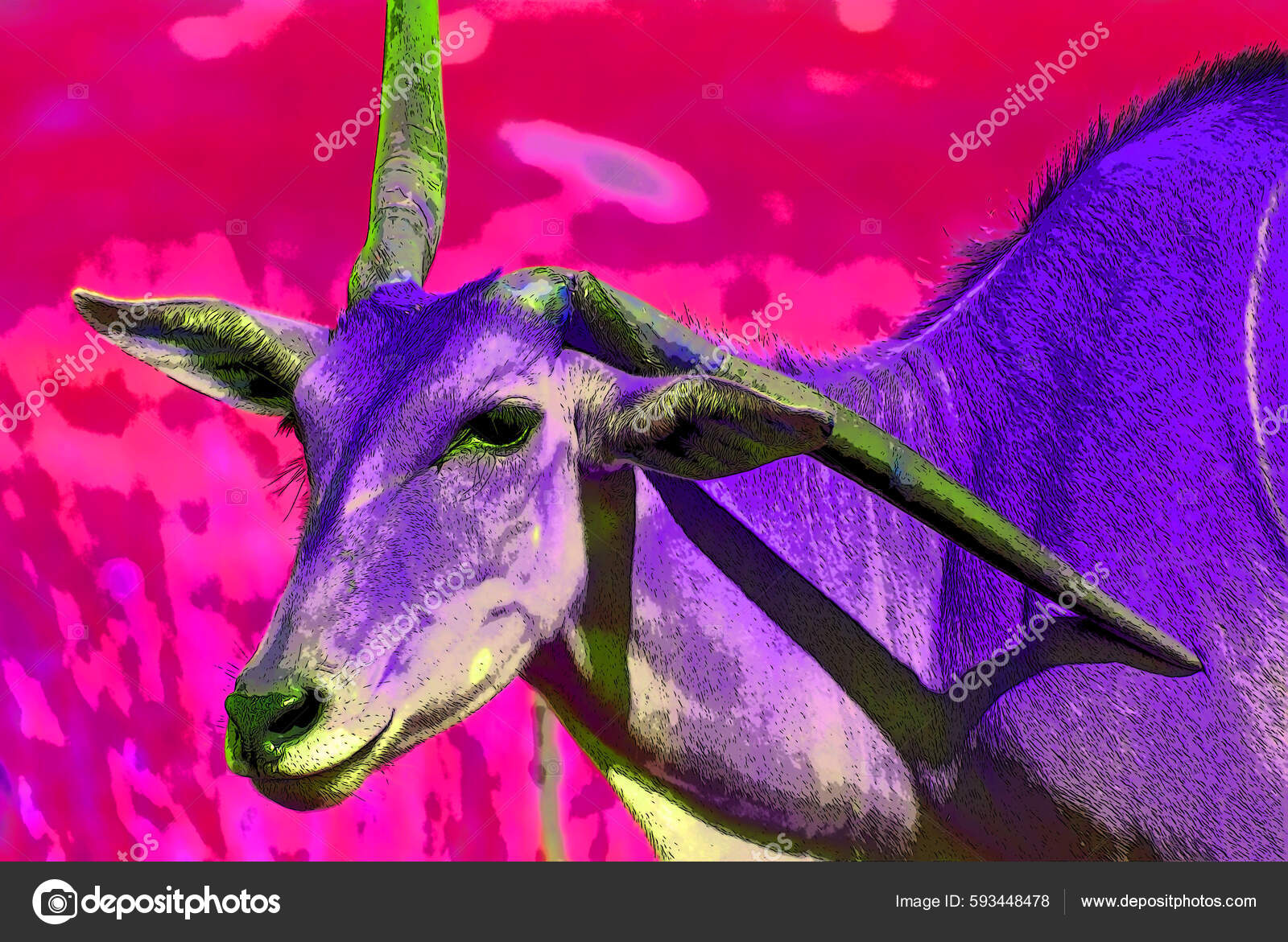 Eland Cape Livingstone's Tragelaphus Oryx Largest All World's Antelope ...