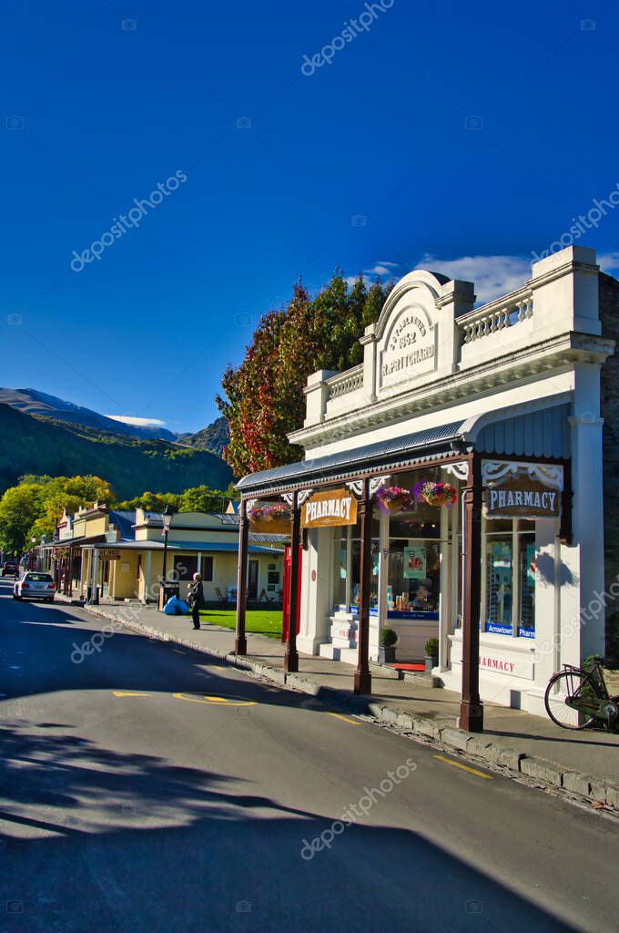 La histórica Farmacia Pritchard en la histórica ciudad minera de oro de ...