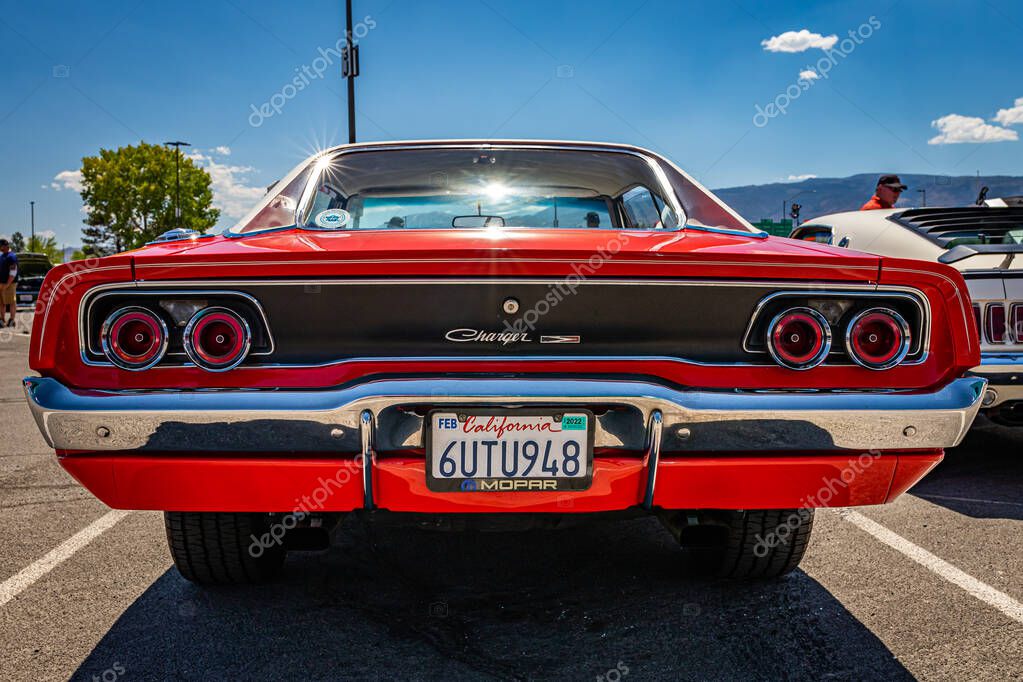 Reno, NV - 4 de agosto de 2021: 1968 Dodge Charger Hardtop Coupe at a ...