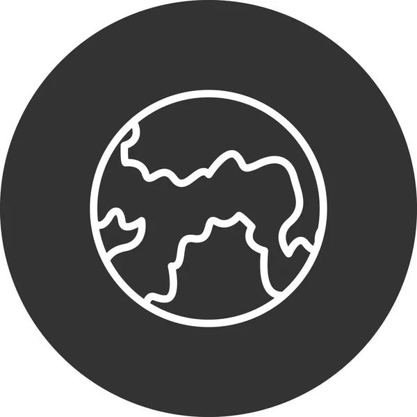 Vector Illustration Earth Globe Icon Stock Vector by ©glyphinder 707899428