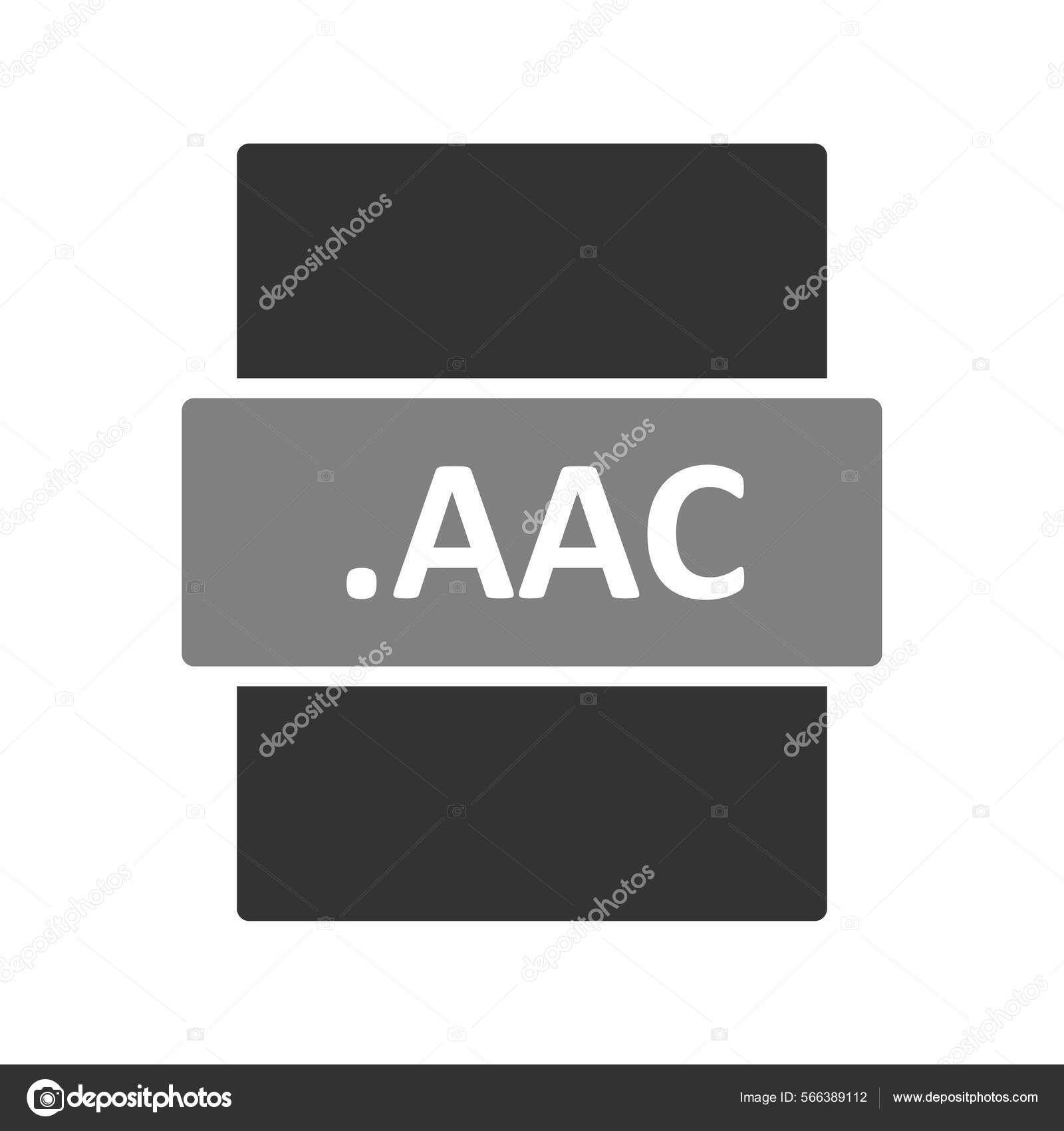 Aac File Format Vector Illustration Stock Vector Image by ©glyphinder ...