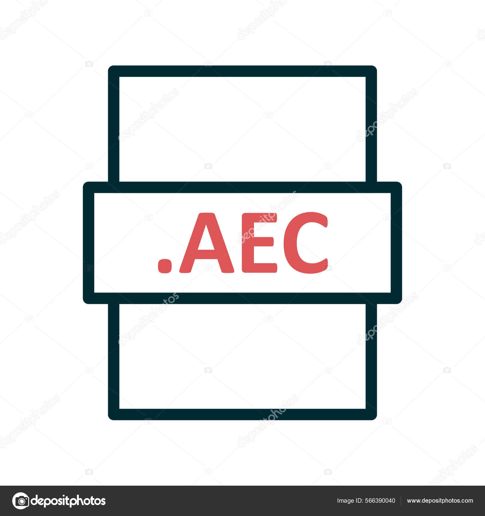 Aec File Format Vector Illustration Stock Vector Image by ©glyphinder ...