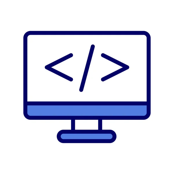 Coding Simple Icon Vector Illustration Stock Vector Image by ...