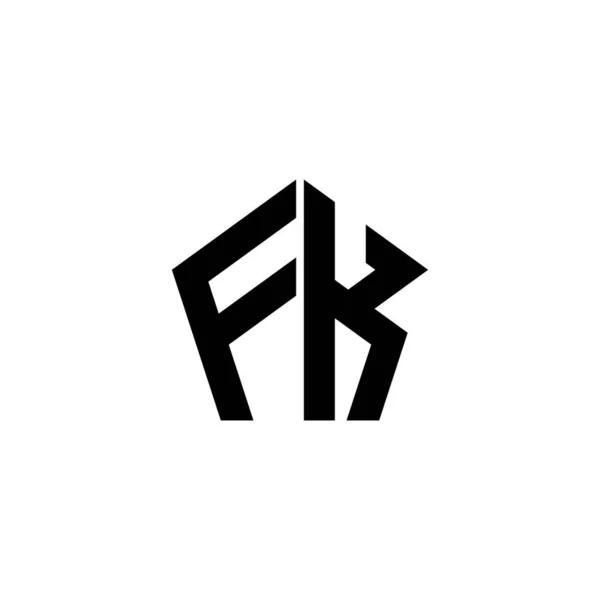 Fk logo imágenes de stock de arte vectorial | Depositphotos