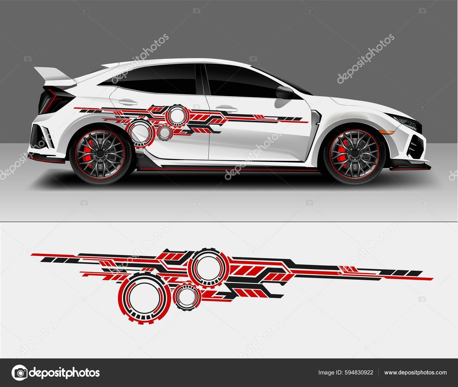 Vinyl Sticker Decals Set Car Truck Mini Bus Modify Motorcycle Stock ...