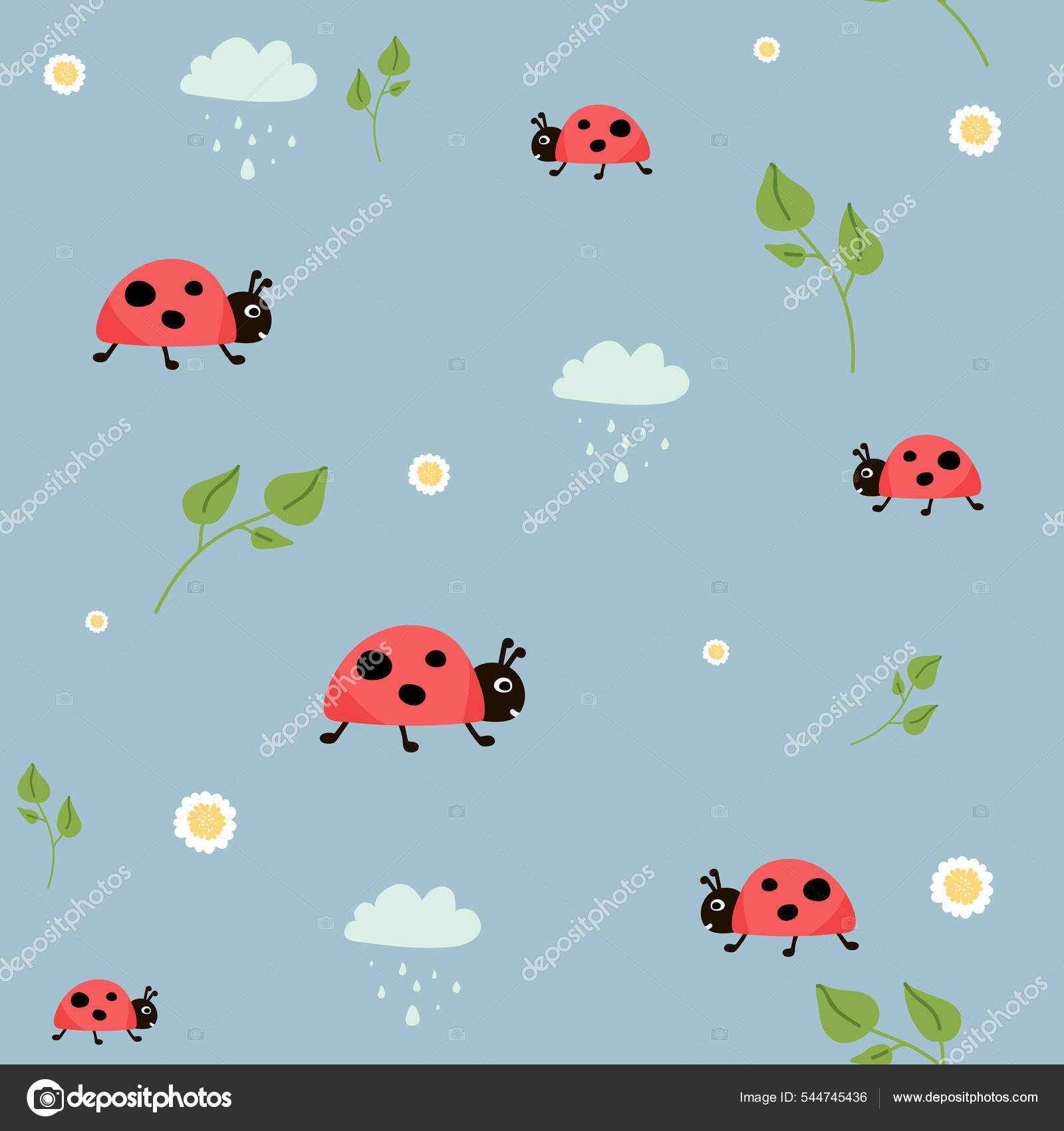 Ladybug Cartoon Wallpaper