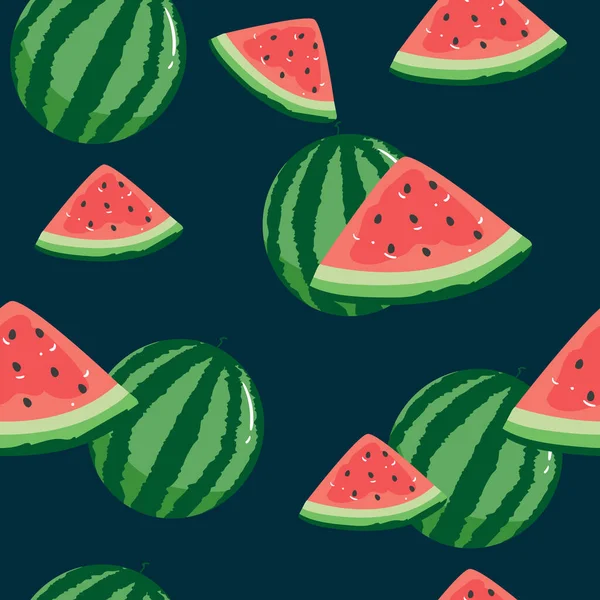 Seamless Background Various Tropical Fruits White Vector Fruit Pattern ...