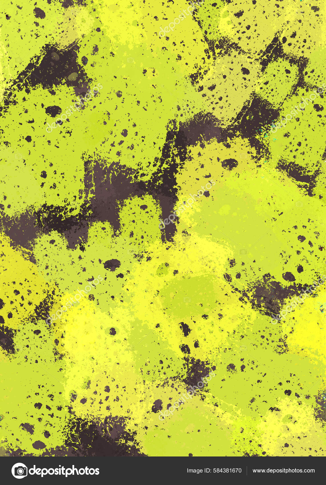 Abstract Watercolor Paint Background Green Color Liquid Fluid Texture ...