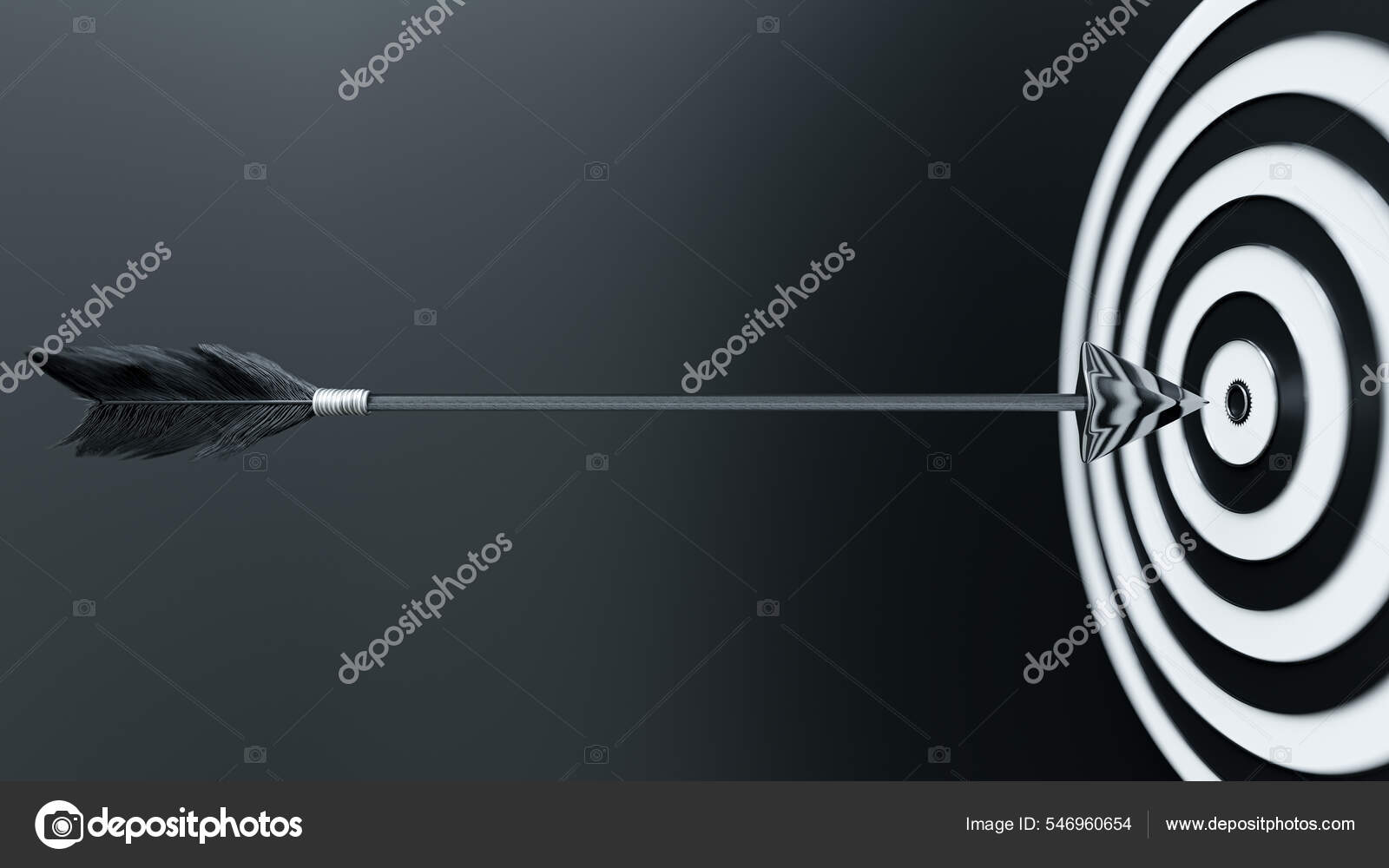 Arrow Dart Rushing Dartboard Black White Arrow Selective Focus Aim ...