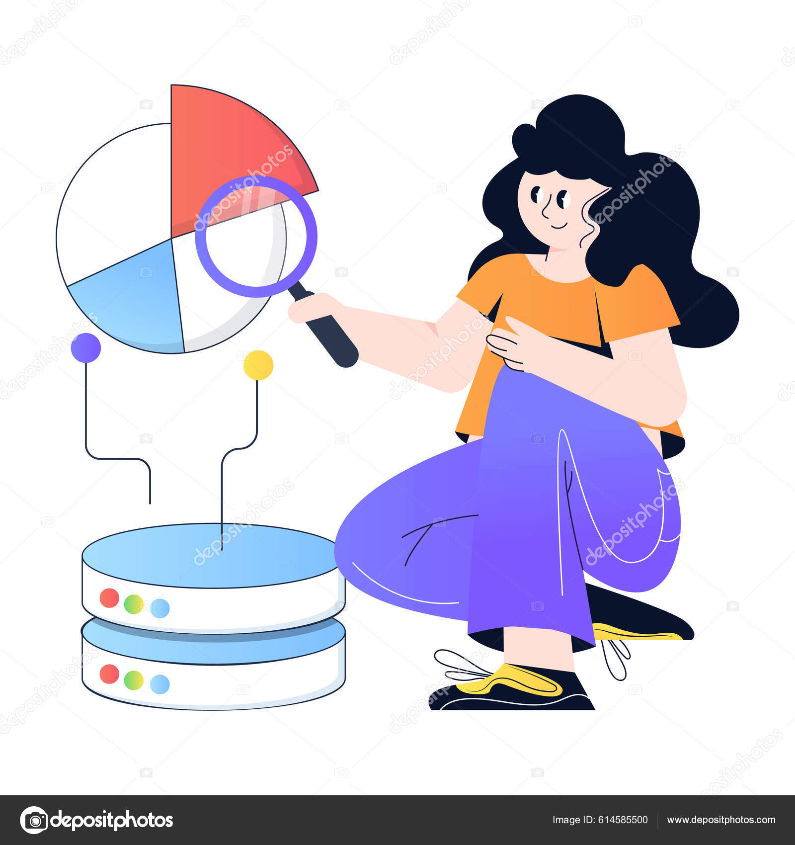 Web Content Flat Illustrative Vector Stock Vector by ©vectorsmarket ...