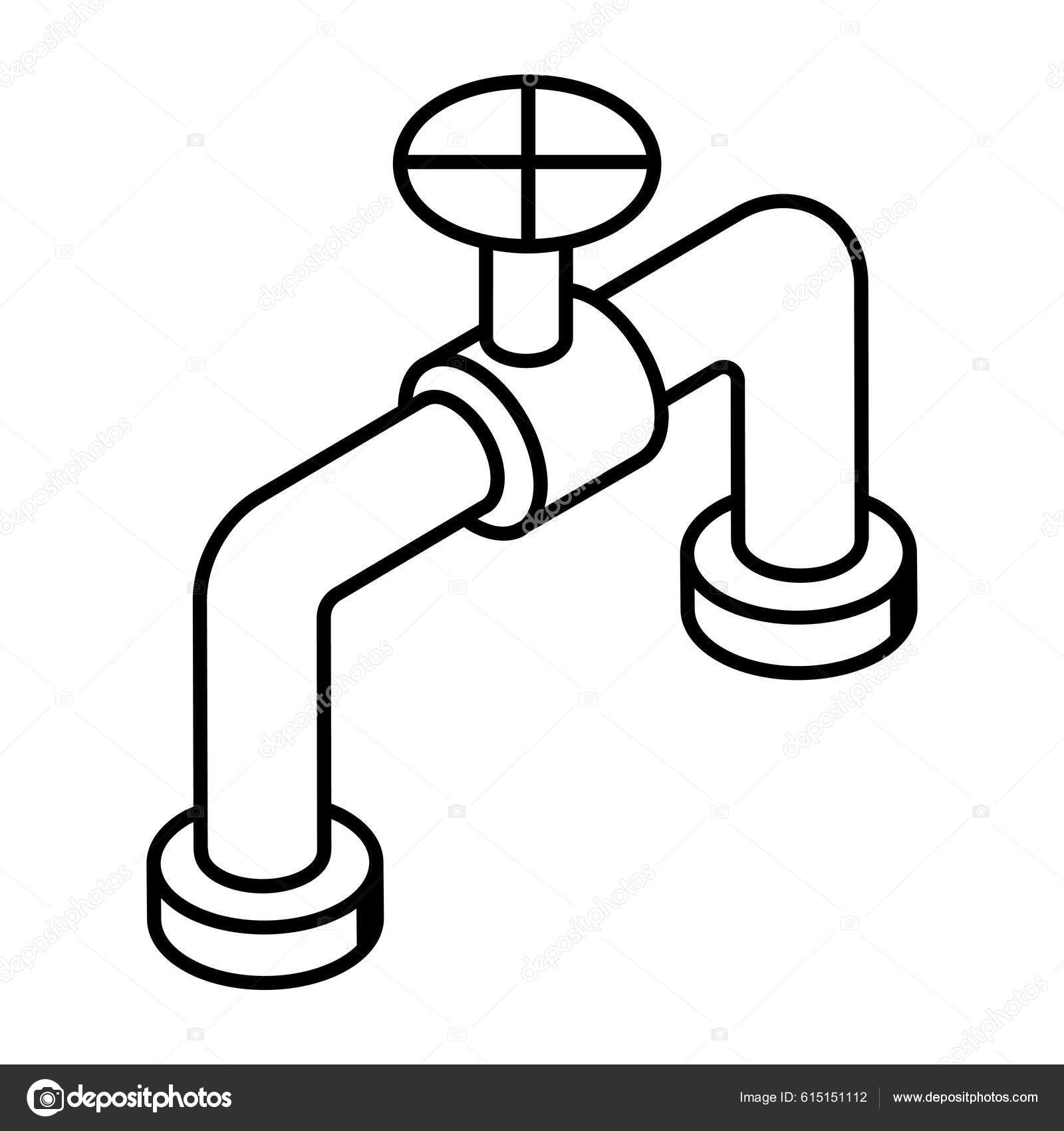 Vector Ilustración Tubería Vector de stock #615151112 de ©vectorsmarket