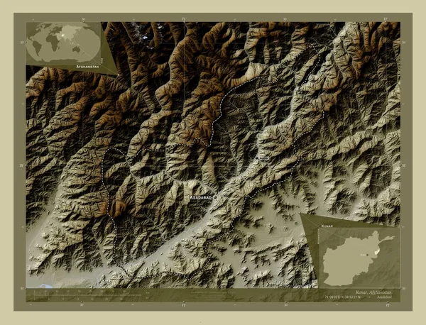 Kunar Province Map