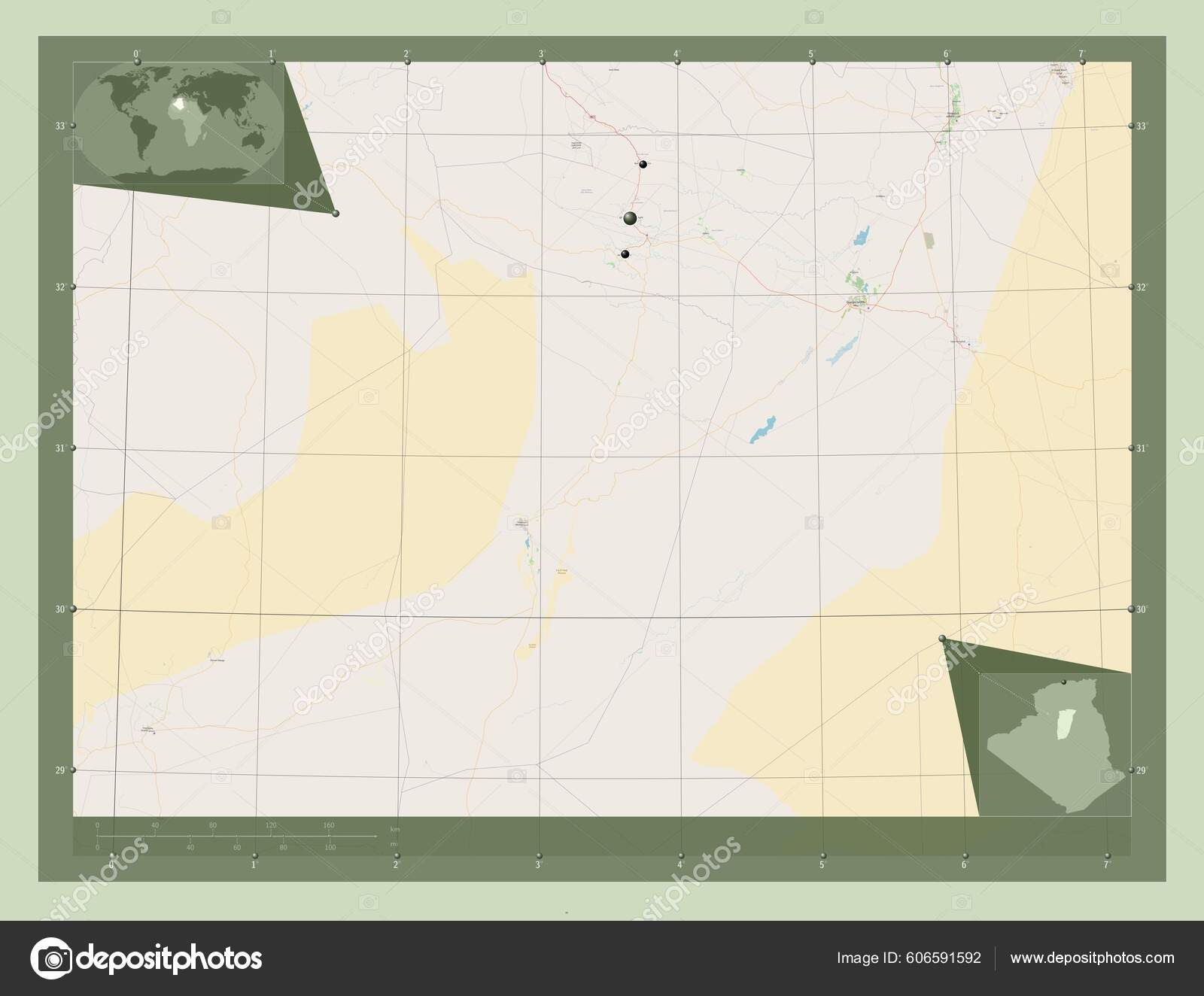 Ghardaia Province Algeria Open Street Map Locations Major Cities Region ...