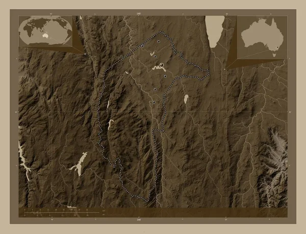 Australian map detail Stock Photos, Royalty Free Australian map detail ...