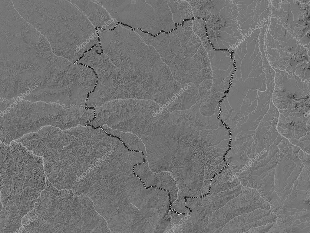 Sankuru, provincia de República Democrática del Congo. Mapa de ...