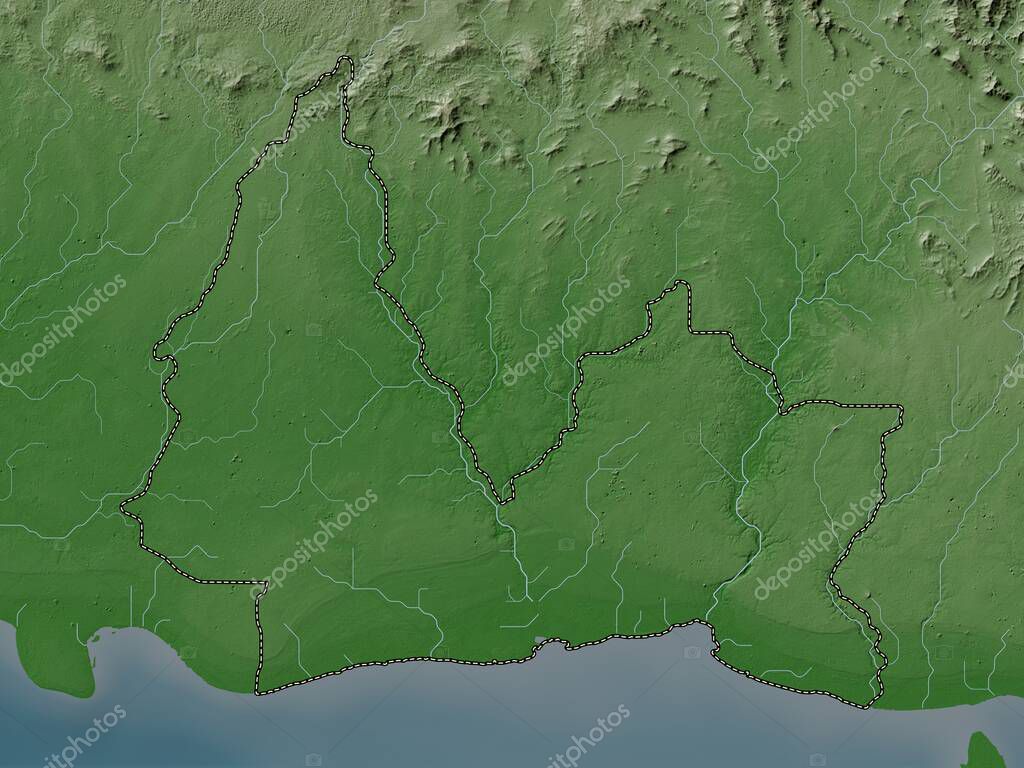 San Pedro de Macoris, provincia de República Dominicana. Mapa de ...