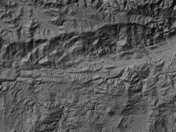 El Progreso, departamento de Guatemala. Mapa de elevación a escala de ...