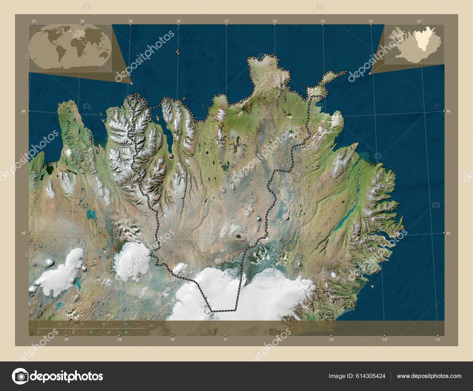 Topographic Map Of Iceland