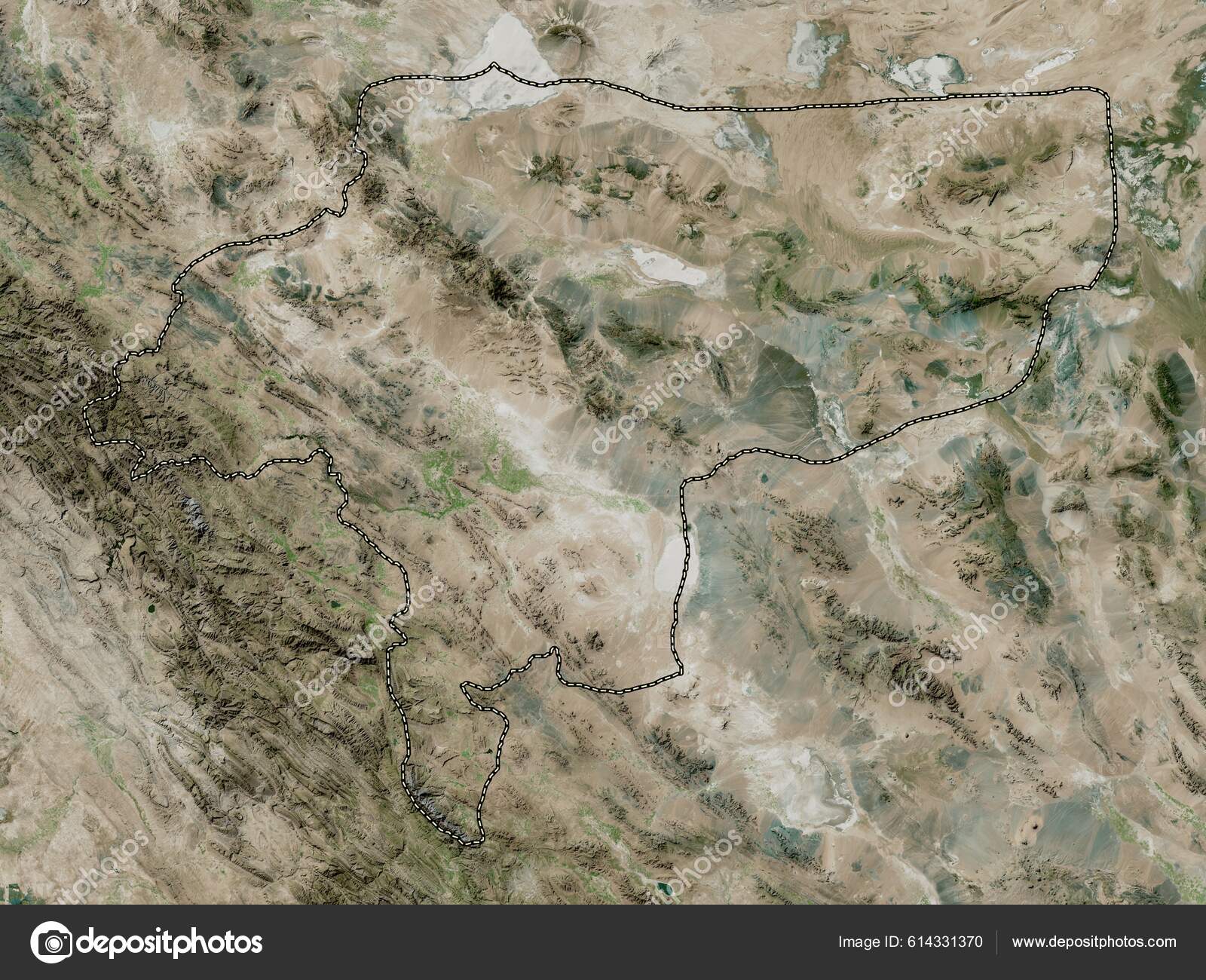 Esfahan Province Iran High Resolution Satellite Map — Stock Photo ...