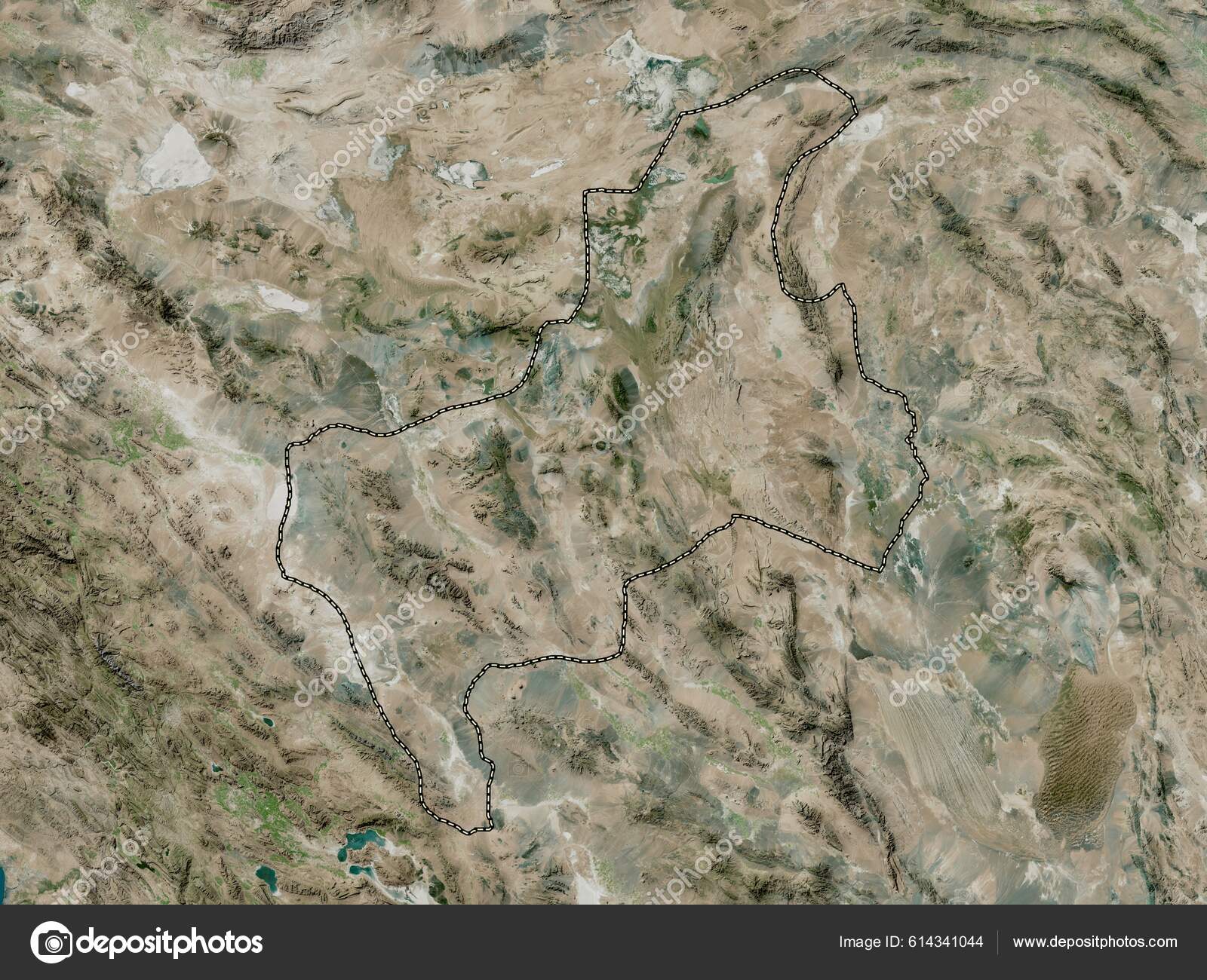 Yazd Province Iran High Resolution Satellite Map — Stock Photo © Yarr65 ...