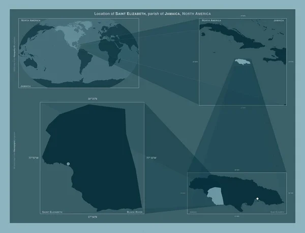 Vector mapa de jamaica Stock Photos, Royalty Free Vector mapa de ...