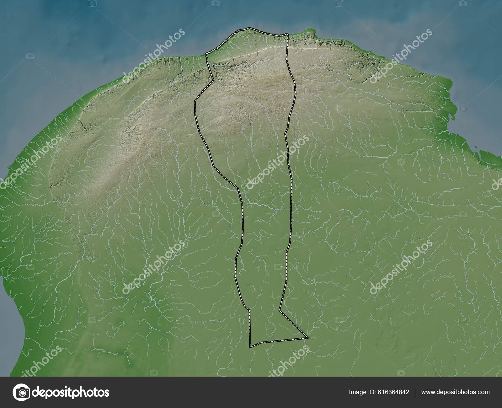 Jabal Akhdar District Libya Elevation Map Colored Wiki Style Lakes ...