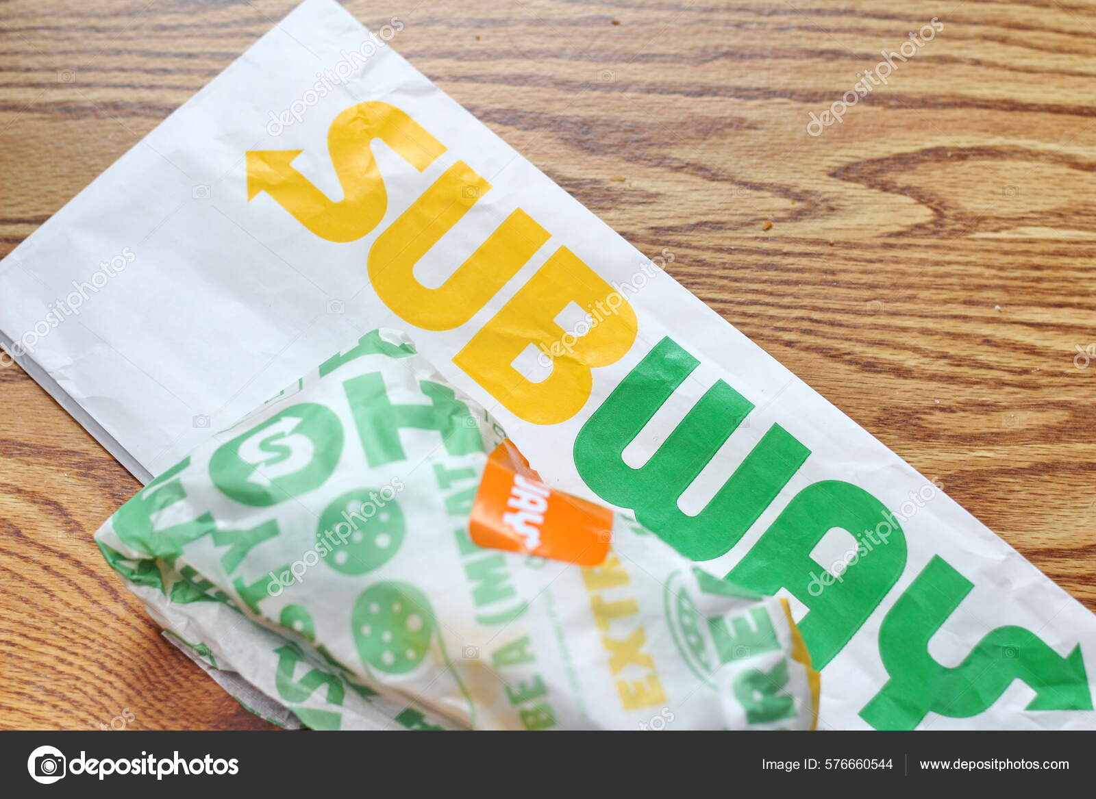 Subway Sandwich Paper