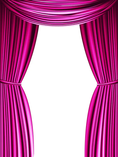 Pink Curtains Clipart