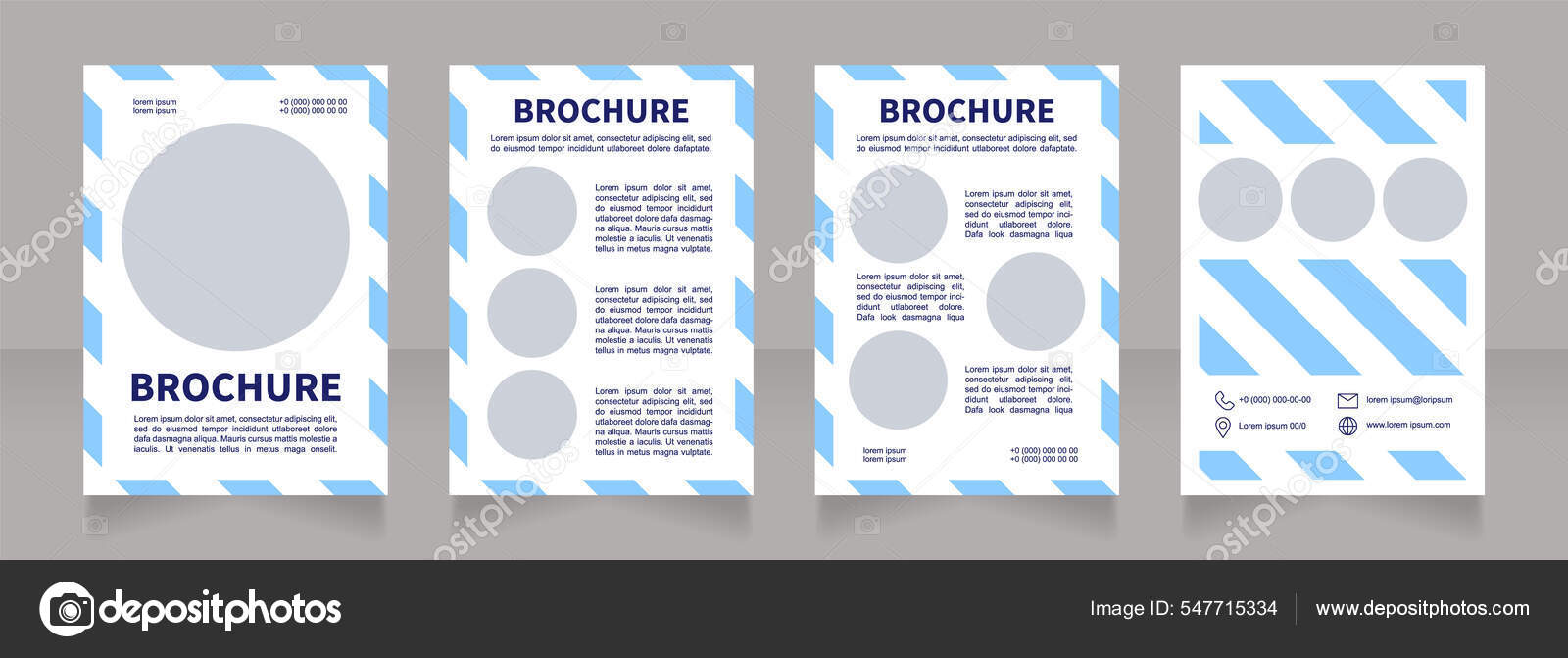 Primary School Student Classes Blank Brochure Design Education Template ...