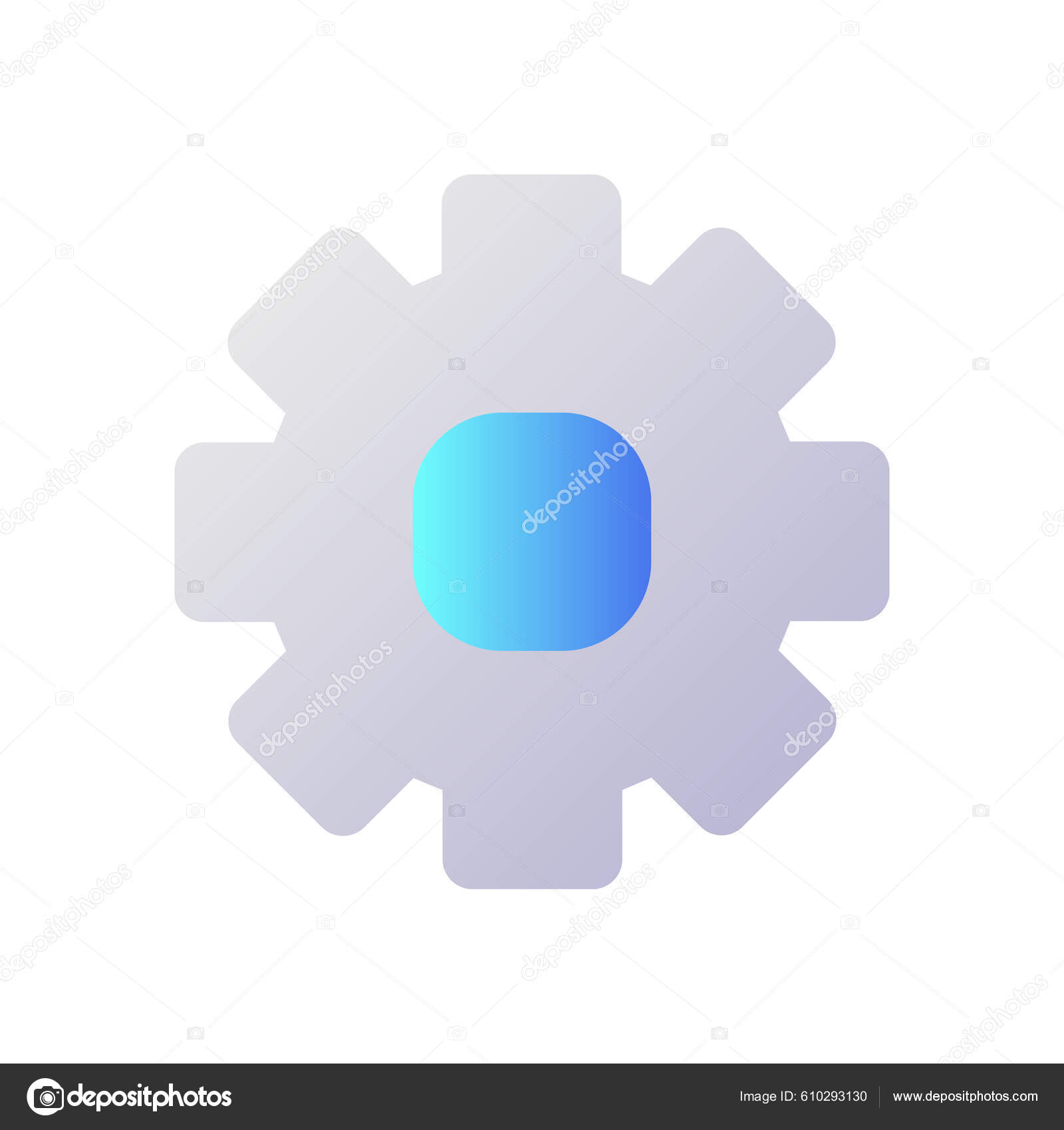 Settings Pixel Perfect Flat Gradient Two Color Icon Software Functions Stock Vector Image by ...