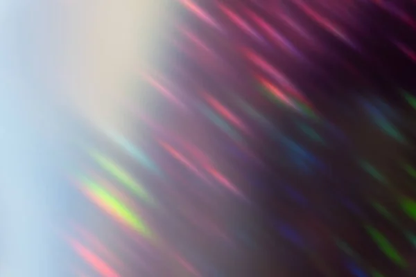 Lensa pijar pelangi overlay cahaya hologram bercahaya — Foto Stok ...