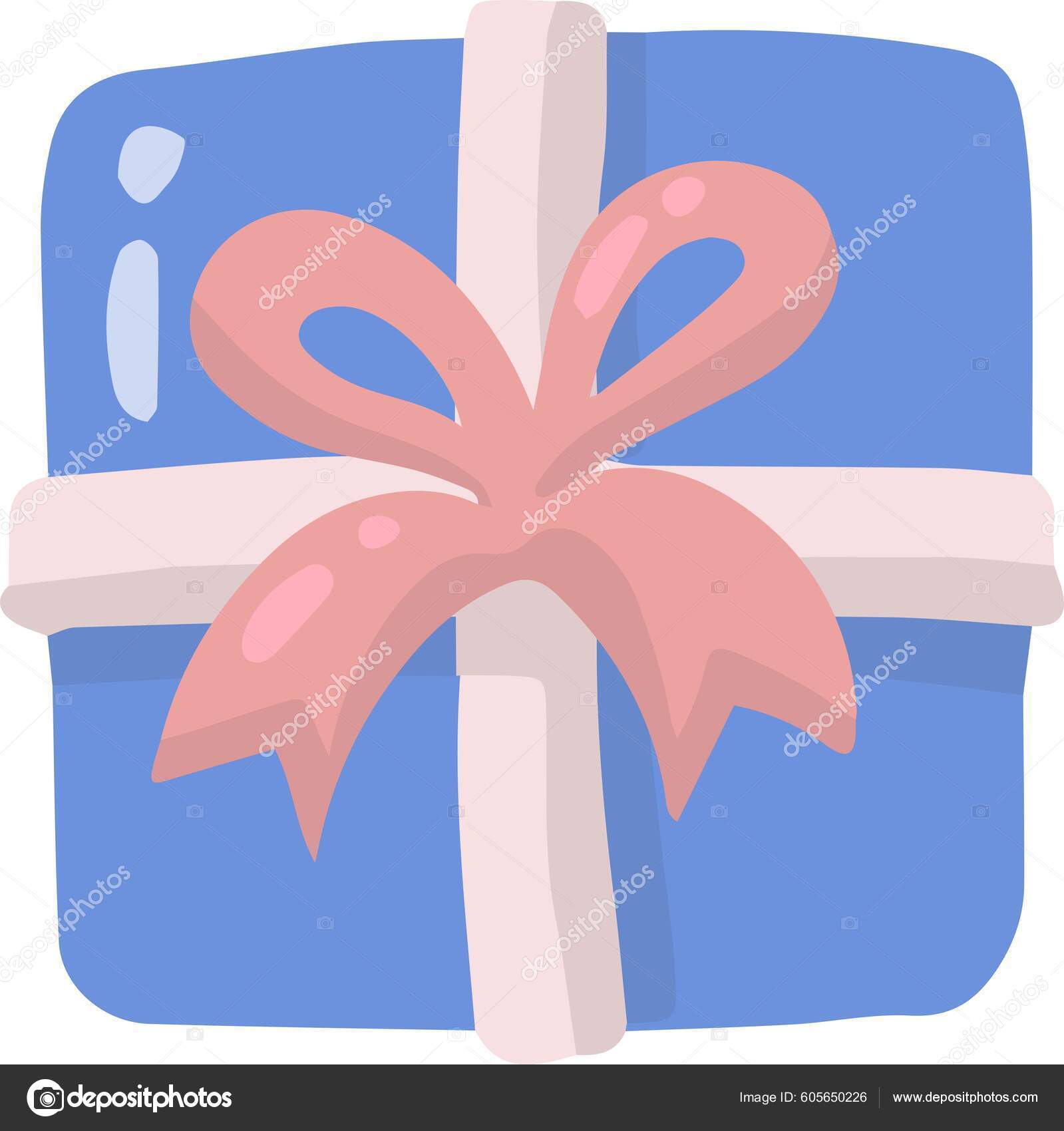 Hand Drawn Cute Gift Box Illustration Isolated Background Stock Vector ...