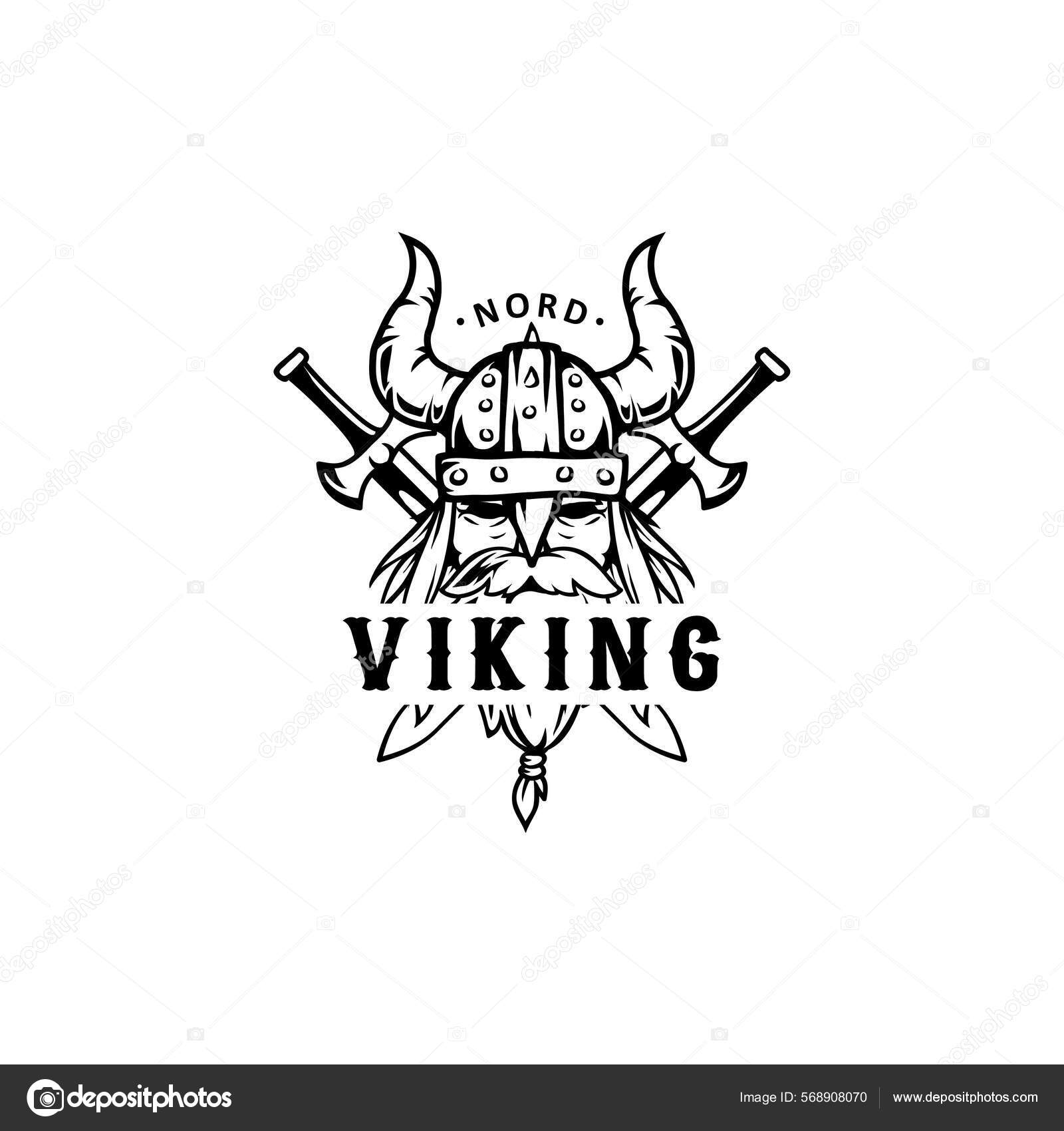 Viking Labels Emblems Logo Stock Vector Image by ©allmocreative@gmail ...