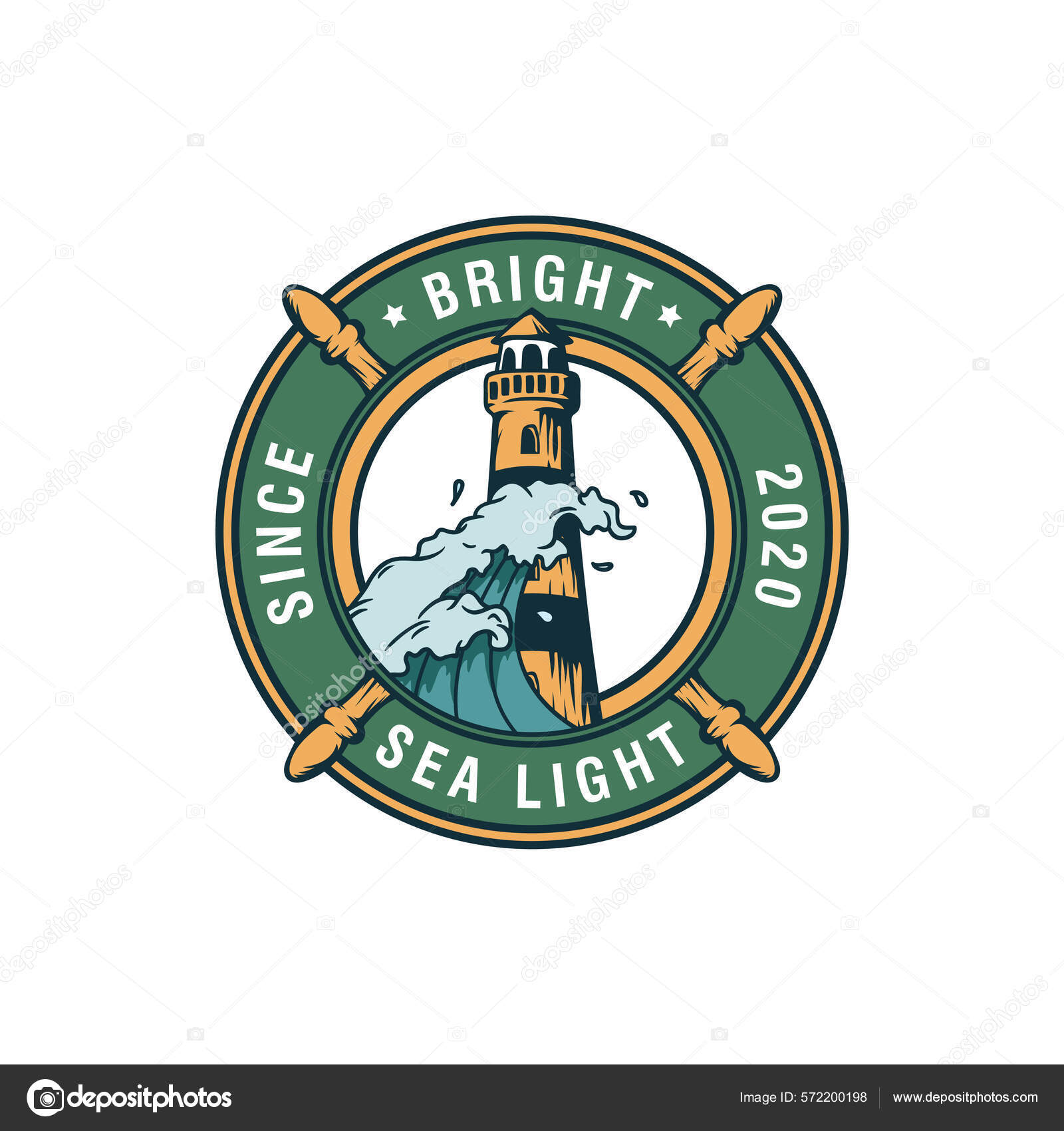 Sailing Badges Labels Emblems Logo Stock Vector Image by ©allmocreative ...