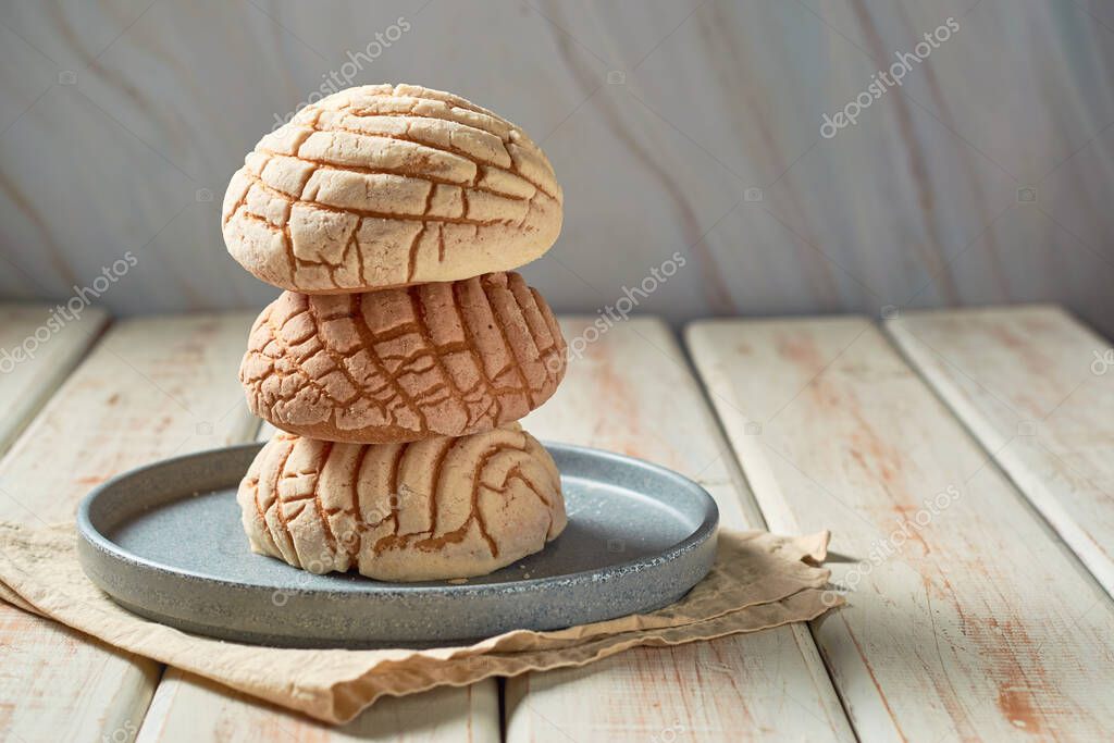 Conchas panadería tradicional de pan dulce de México 2022