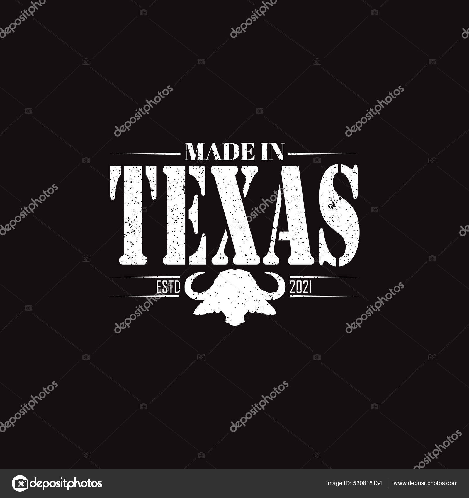 Logotipo Vintage Ganado Toro Texas Aplicado Para Café Occidental ...