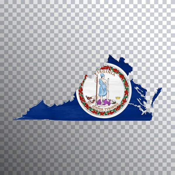 Virginia map flag Stock Photos, Royalty Free Virginia map flag Images ...