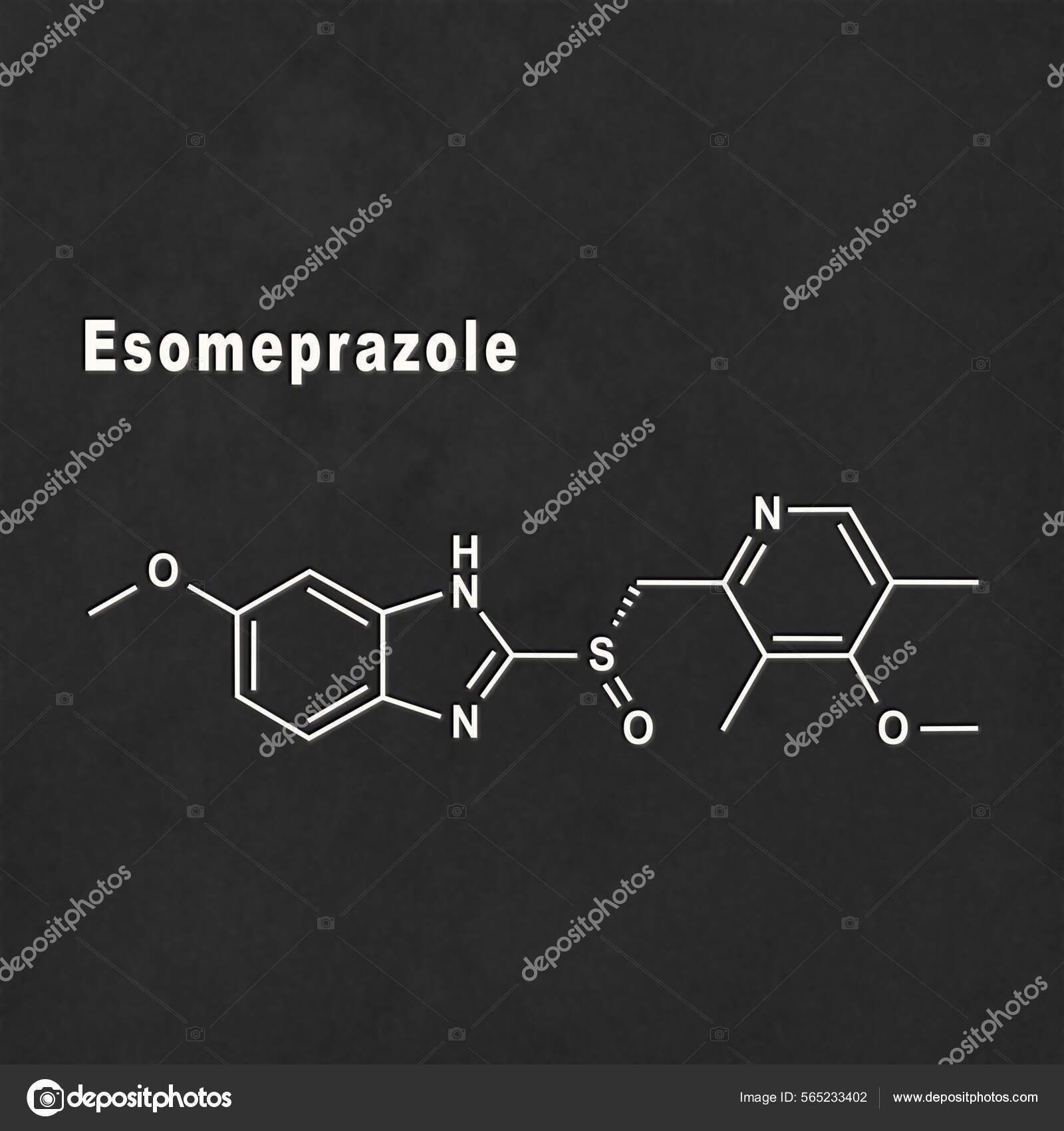 Esomeprazole Structure