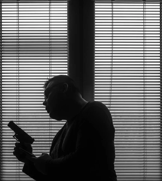 Man gun shadow Stock Photos, Royalty Free Man gun shadow Images ...