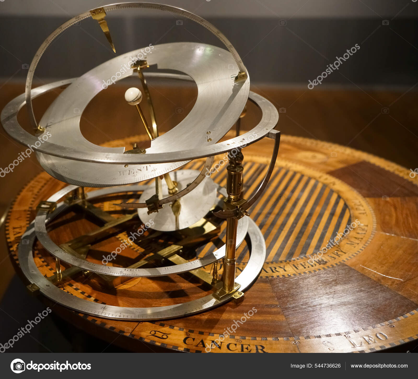 Antique Solar System Model