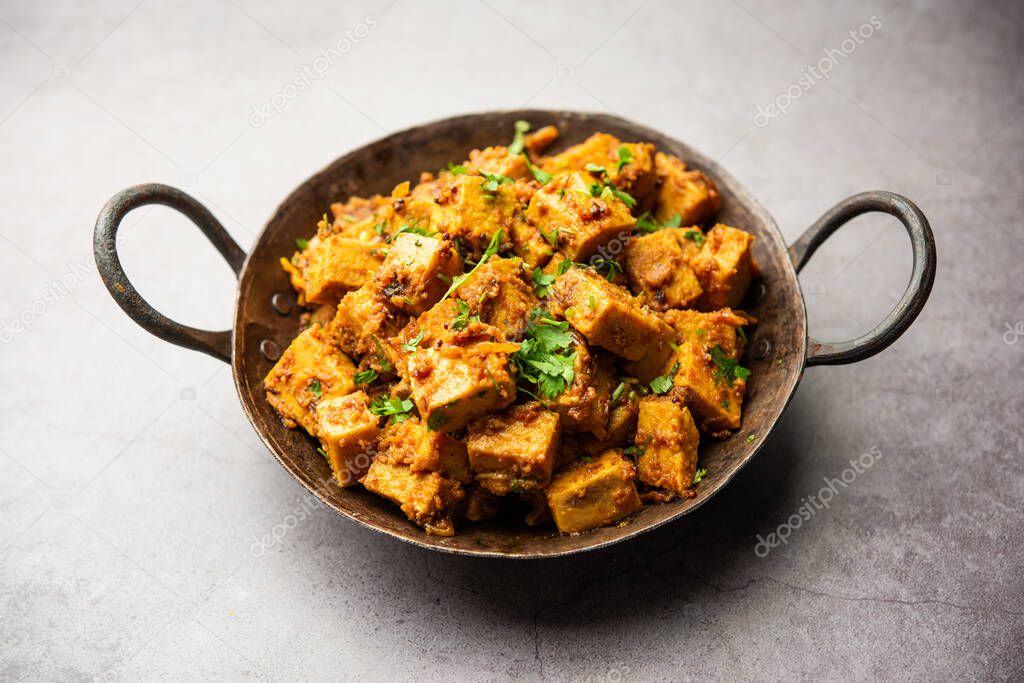 Indian style Suran sabzi or Jimikand sabji also known as Elephant Foot ...