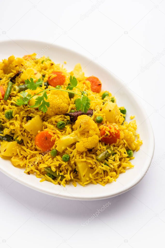 Tahri, tehri, tehiri or tahari is an Indian one pot meal made using ...