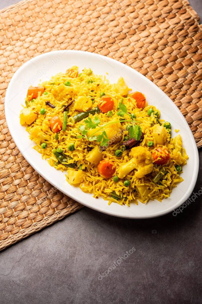 Tahri, tehri, tehiri or tahari is an Indian one pot meal made using ...