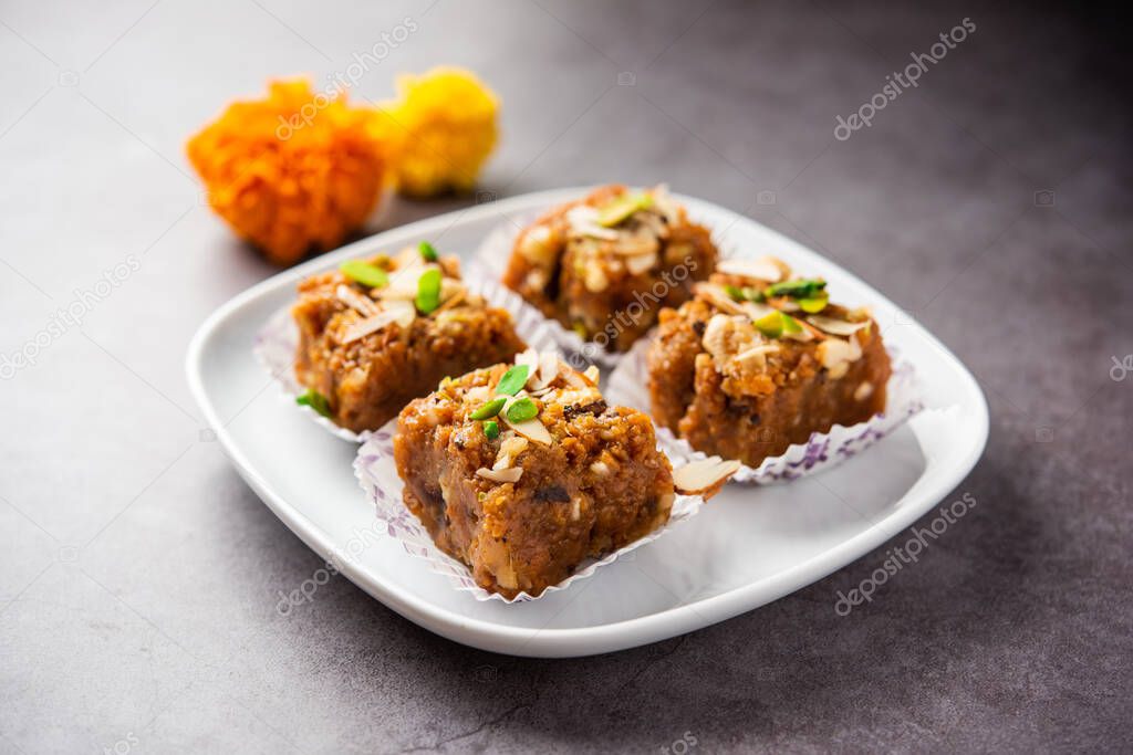 Dodha Barfi or Doda Burfi is a traditional Indian sweet, which has a ...