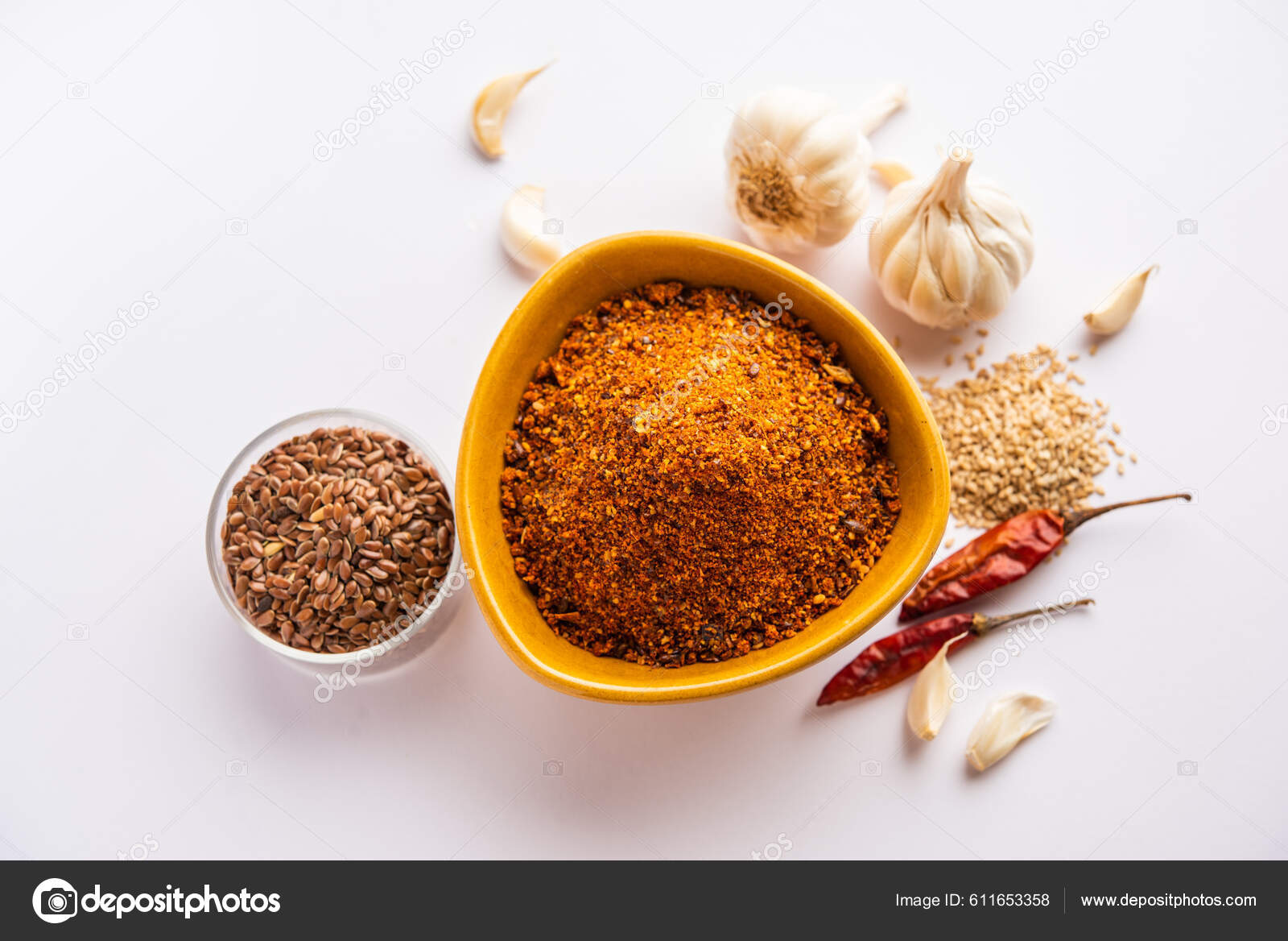 Jawas Javas Chutney Made Using Flax Seeds Flaxseeds Powder Garlic ...