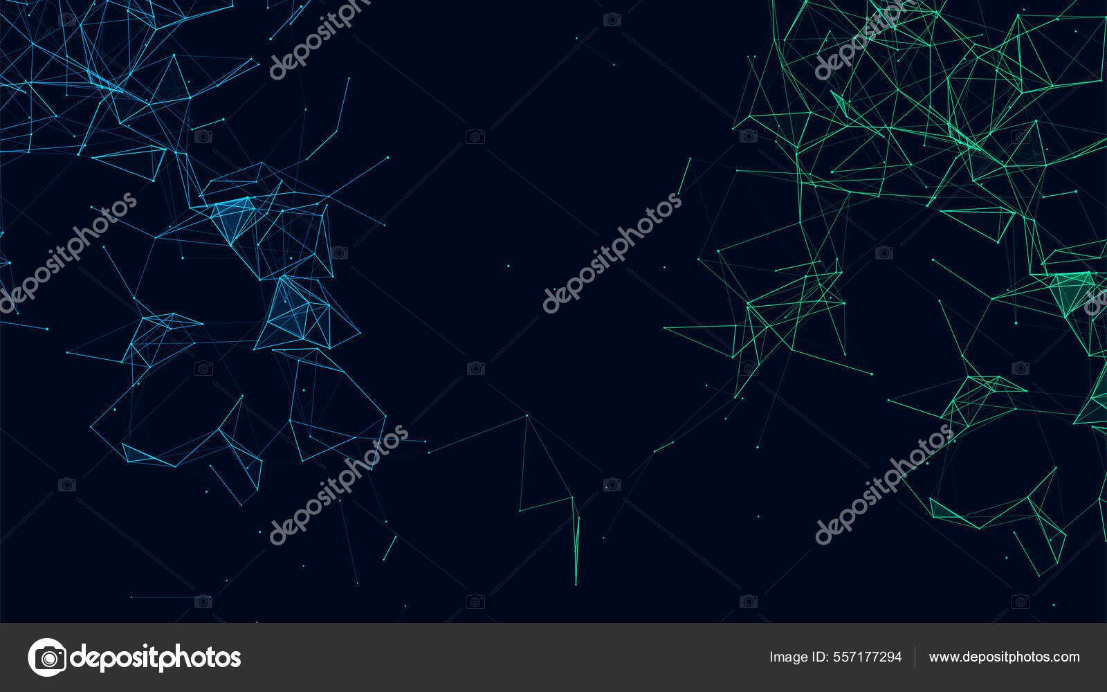 Cyber Network Connection Structure Technology Connect Big Data Vector ...