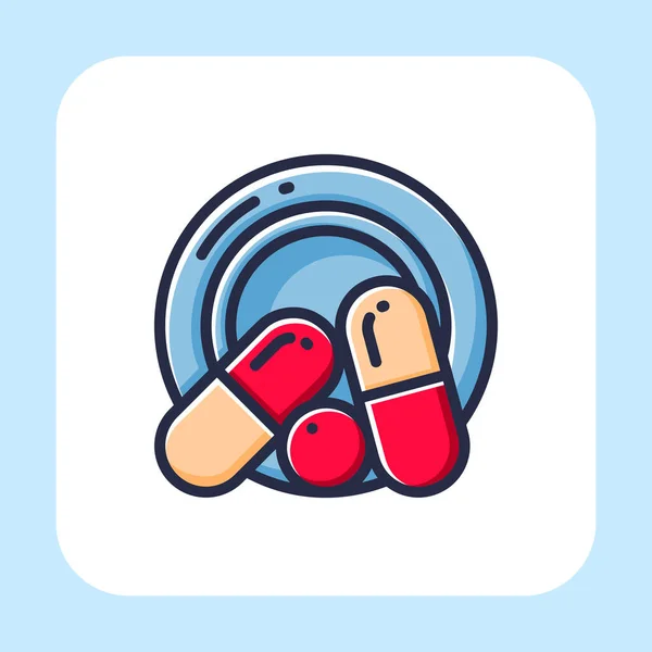 Obat obatan dan pil ikon imágenes de stock de arte vectorial ...