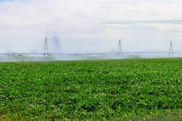 Central pivot point irrigation system Stock Photos, Royalty Free ...