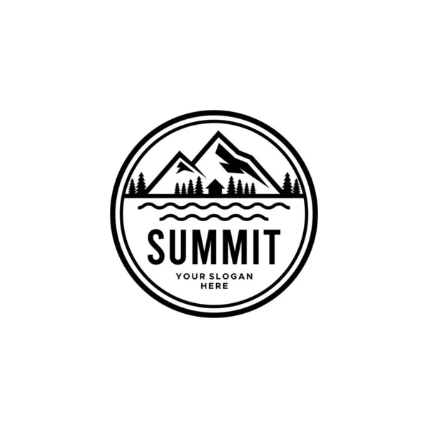 Summit logo imágenes de stock de arte vectorial | Depositphotos